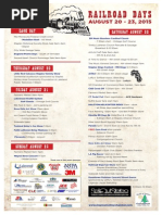 Daily Schedule of Events 2016 | PDF