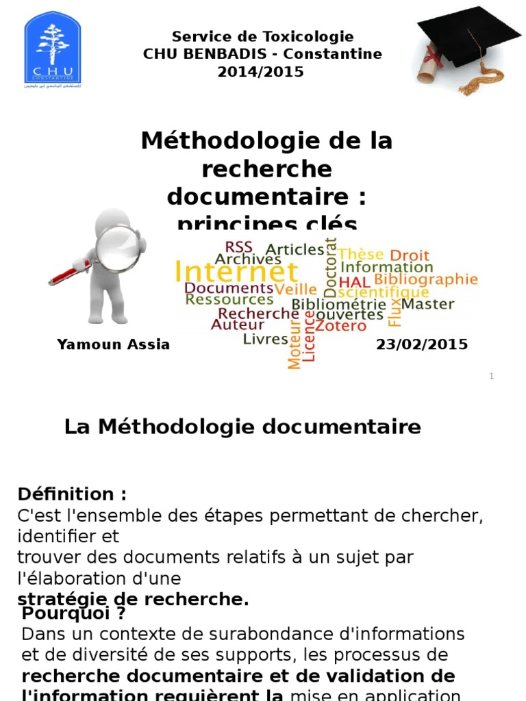 Méthodologie de La Recherche Documentaire | PDF | Document | Recherche d'information