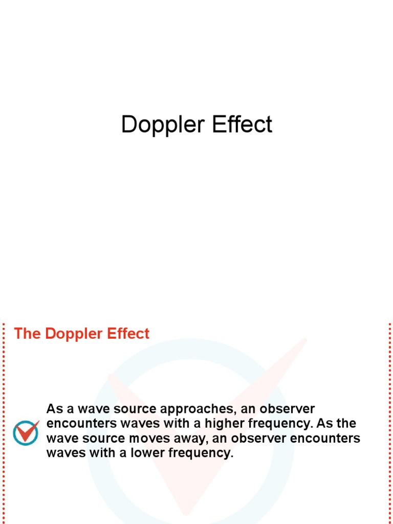 Unit 8 #10 Doppler - Effect - PPT | PDF | Doppler Effect | Redshift