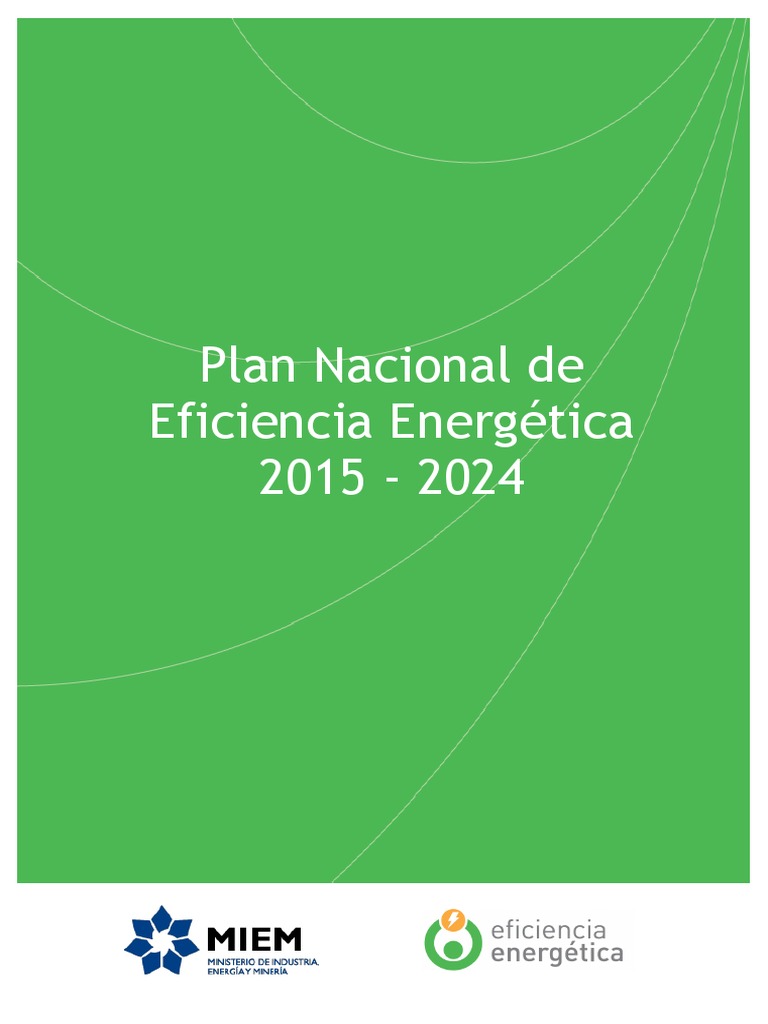 Plan Nacional de Eficiencia Energética 2015-2024 | PDF | Conservación ...