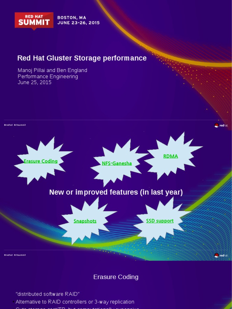 Red Hat Gluster Storage Performance | PDF | Solid State Drive | File System