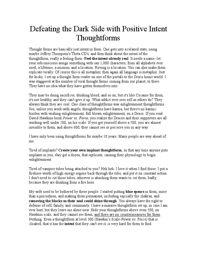 Clearing Thoughtforms | PDF | Karma | Religion And Belief