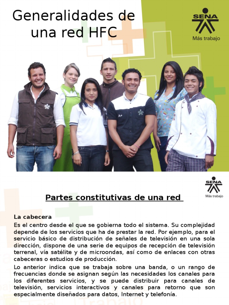 Generalidades de Una Red HFC | PDF | Televisión | Cable coaxial