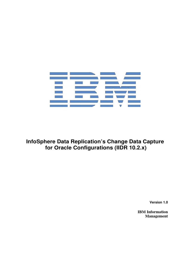InfoSphere CDC For Oracle Configurations | PDF | Oracle Database | Databases