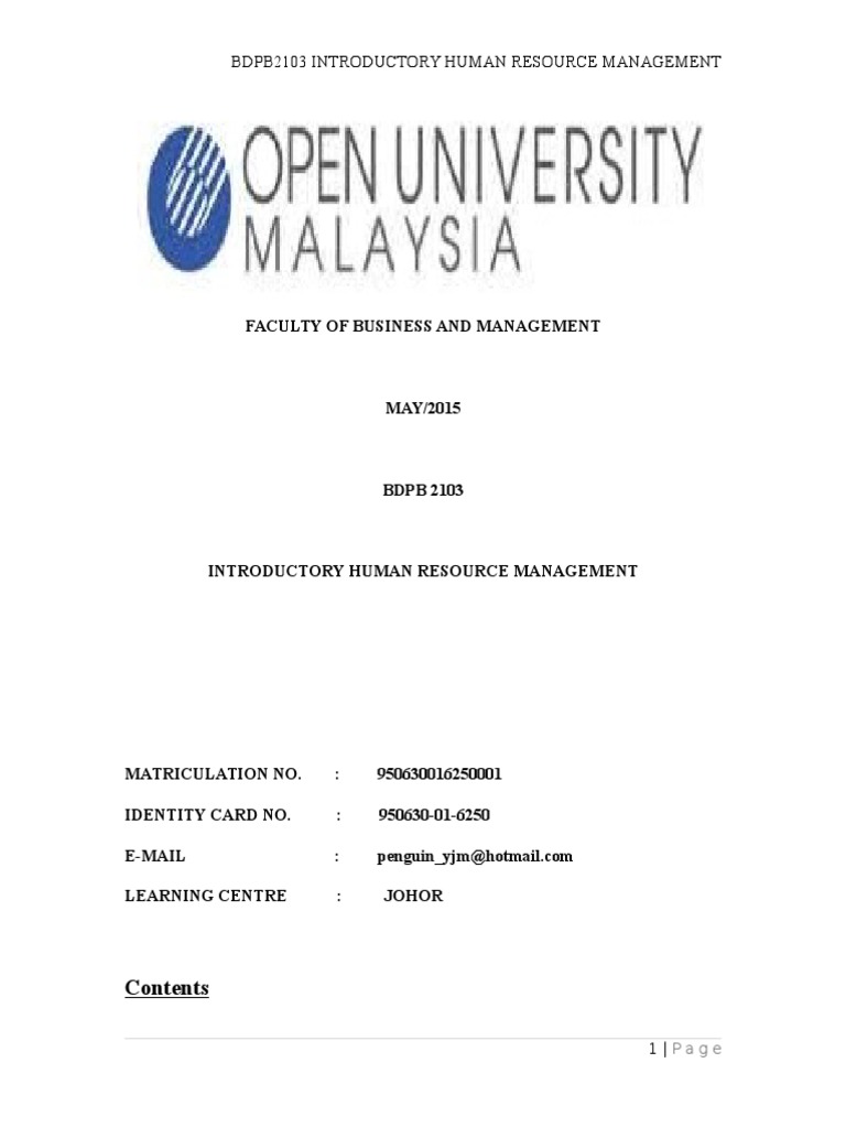 Introductory Human Resource Management Guide | PDF | Recruitment ...