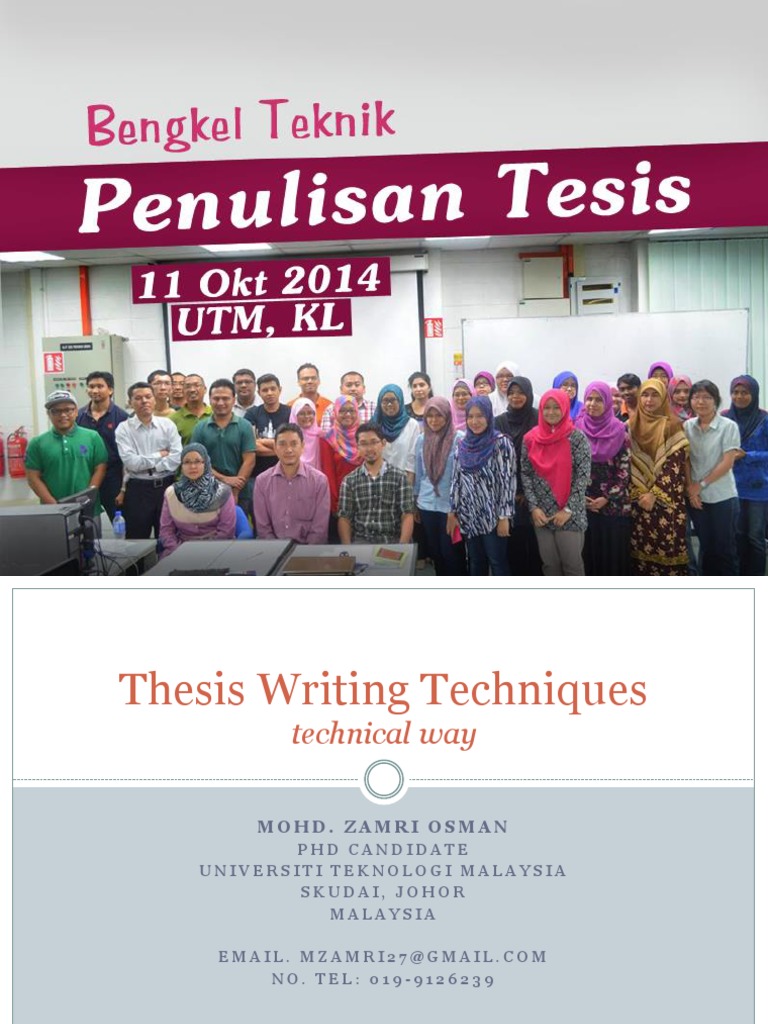 Teknik Tulis Tesis (Format UTM) Version 1 | PDF | Page Layout | Paragraph