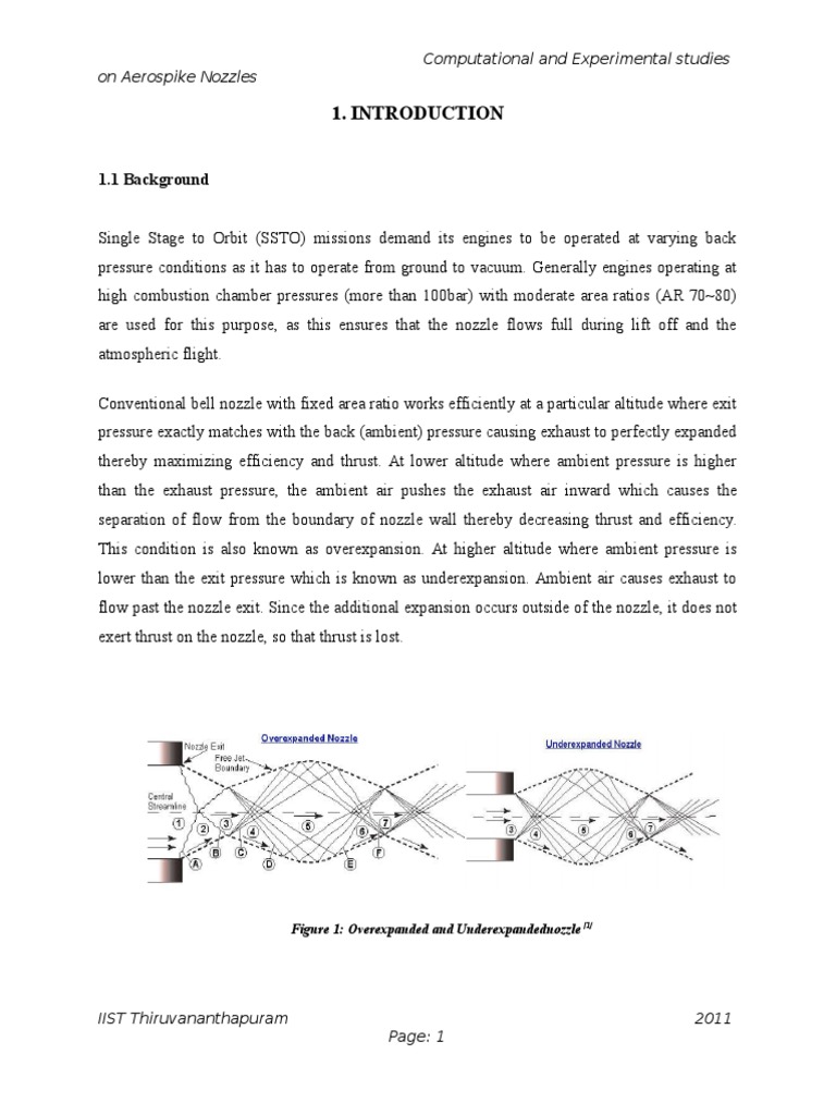 Aerospike Nozzle | PDF | Jet Engine | Spaceflight Technologies