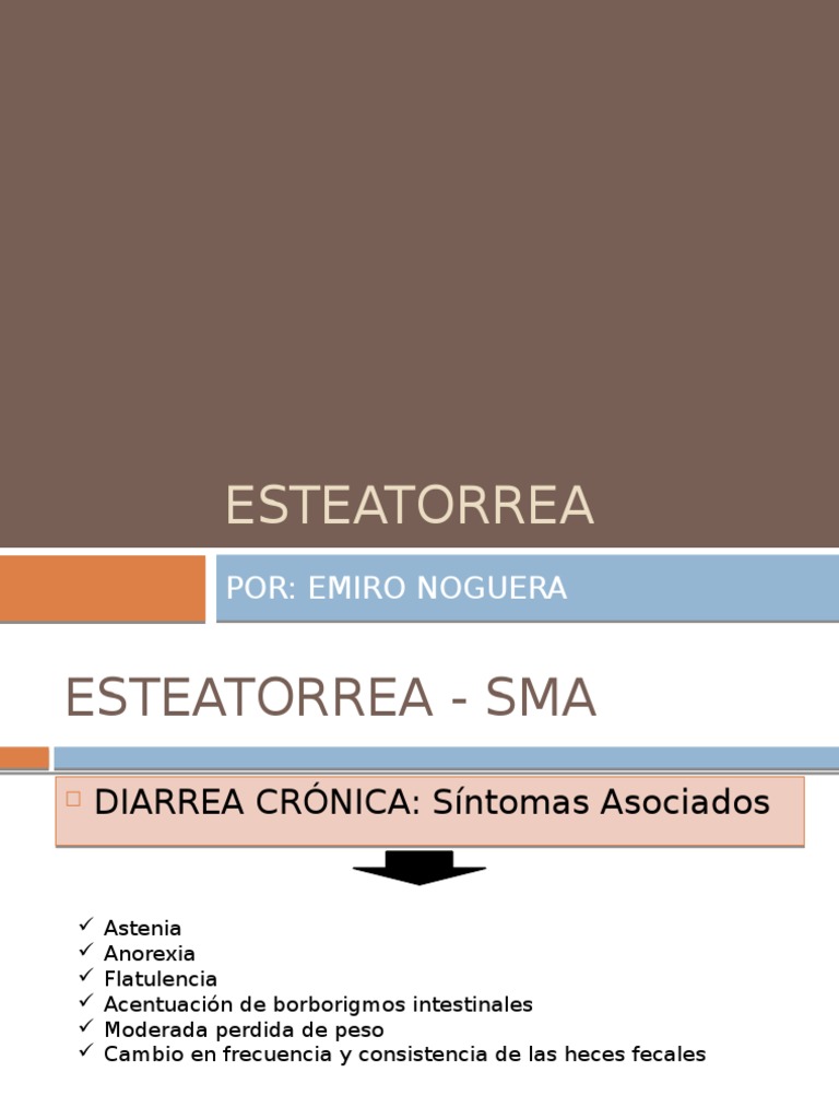 ESTEATORREA | PDF