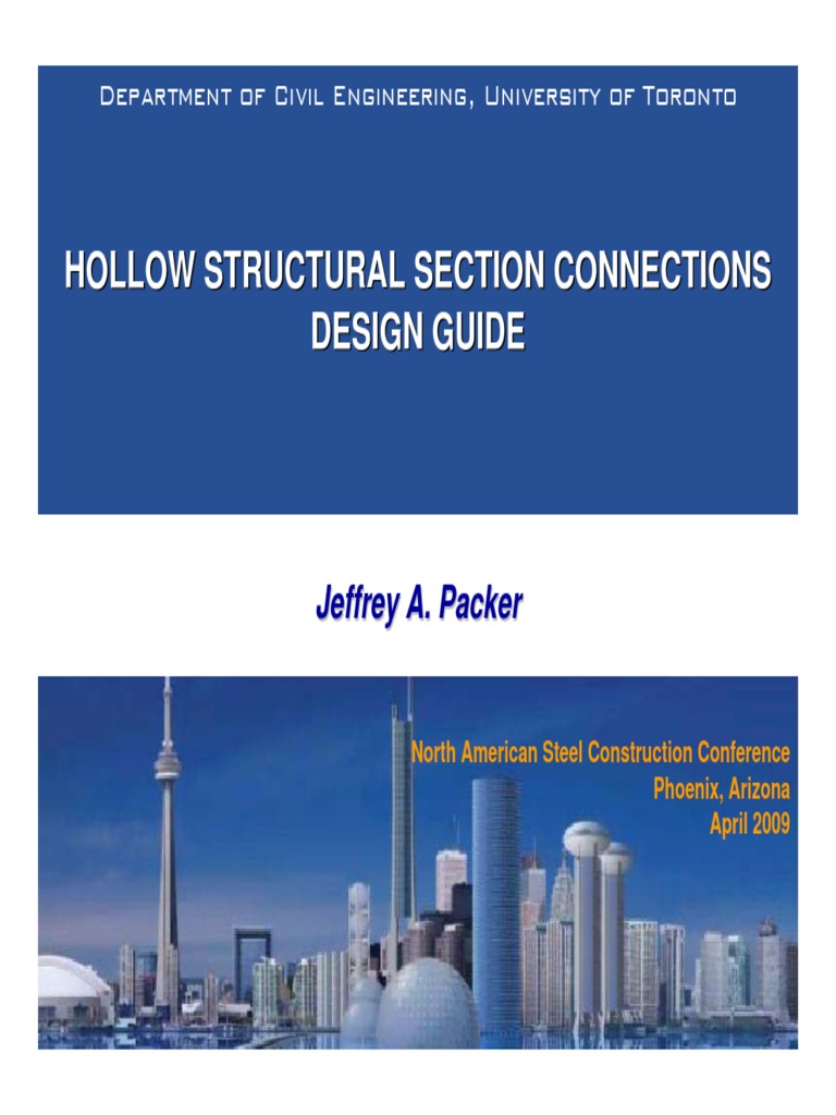 Hollow Structural Section Connections Design Guide | PDF | Truss ...