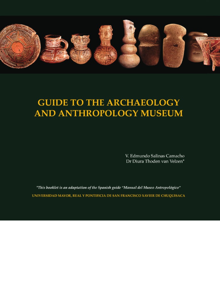 Guide To The Archaeology And Anthropology Museum Pdf Hacha Cerámica
