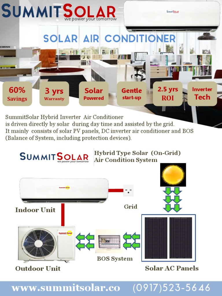 Solar Aircon Brochure | PDF