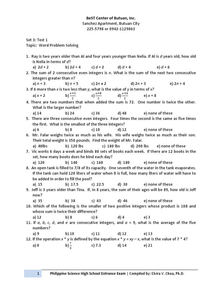 Math | PDF | Summation | Integer