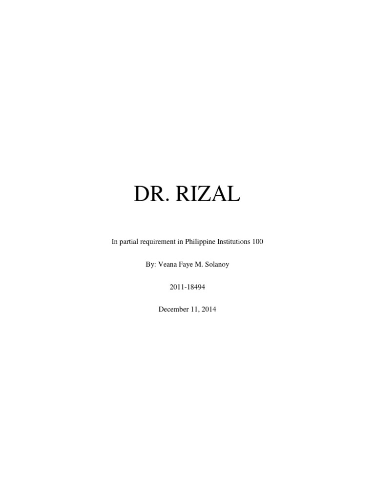 Rizal As A Doctor PDF | PDF | Ophthalmology | Medicine