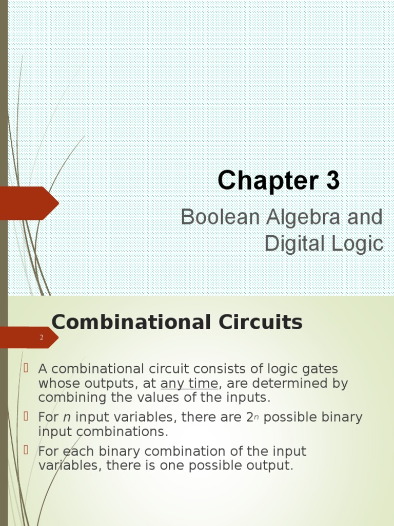 Boolean Algebra and Digital Logic | PDF | Logic Gate | Electronic Circuits