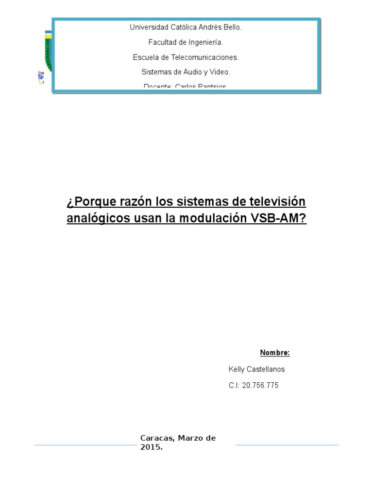 VSB Am | PDF | Ingeniería en telecomunicaciones | Radiodifusión