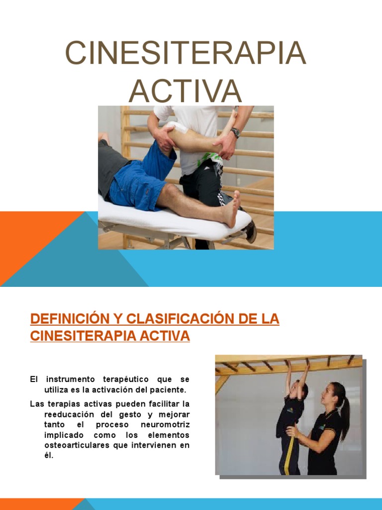 Presentación De Cinesiterapia Activa Pdf