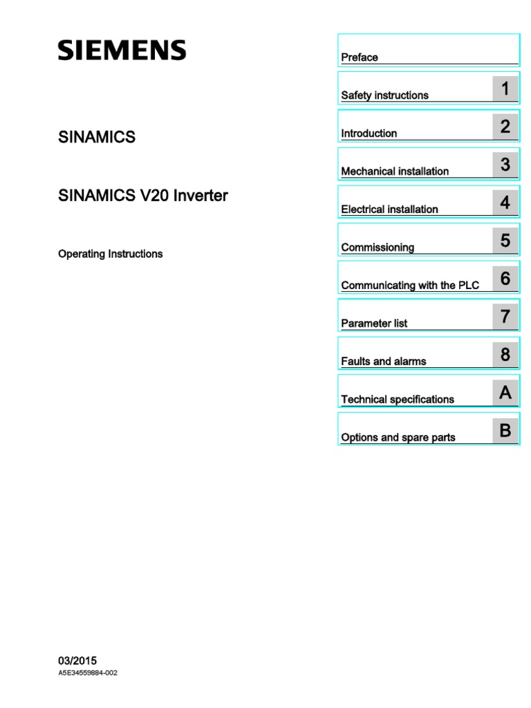 v20 Operating Instructions Complete en-US en-US PDF | PDF ...