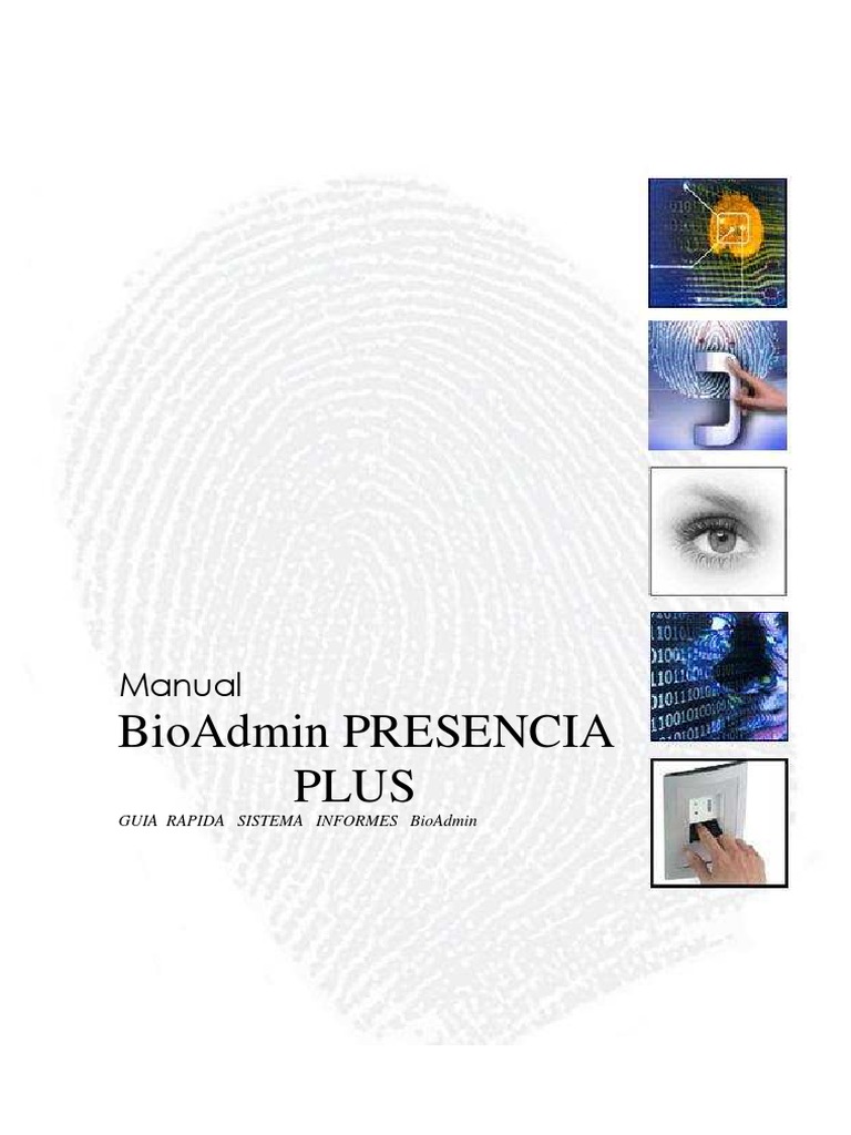 Manual BioAdmin PLUS 2.0 | PDF | Contraseña | Ventana (informática)