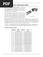 Tabla Roscas NPT Extendida | PDF