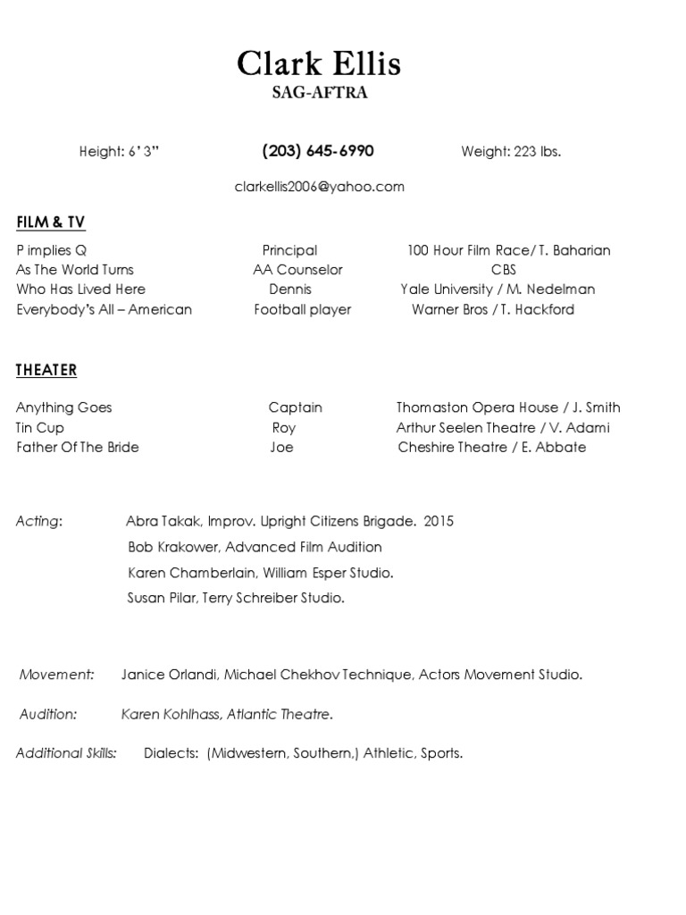 Clark Ellis Resume | PDF