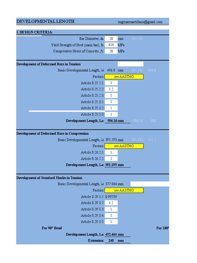 Development Length AASHTO 2002 | PDF