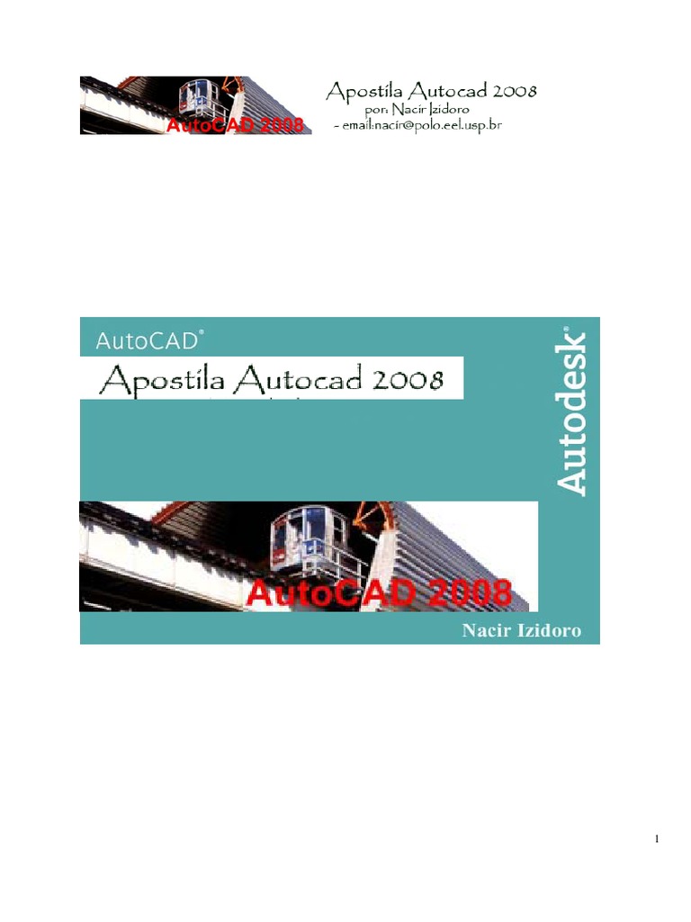 Apostila AutoCAD 2008 PDF | PDF | Auto Cad | Janela (informática)
