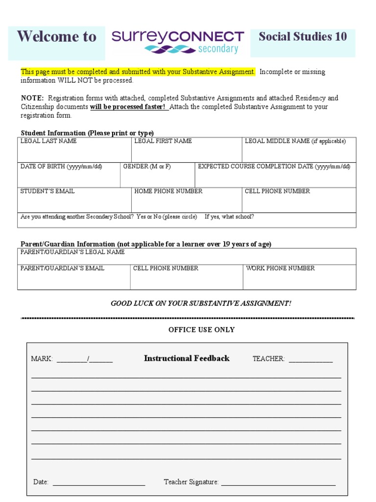 Social Studies 10 SA | PDF | British Columbia | Canada