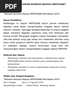 Contoh Proposal Kegiatan Rekreasi Bersama | PDF