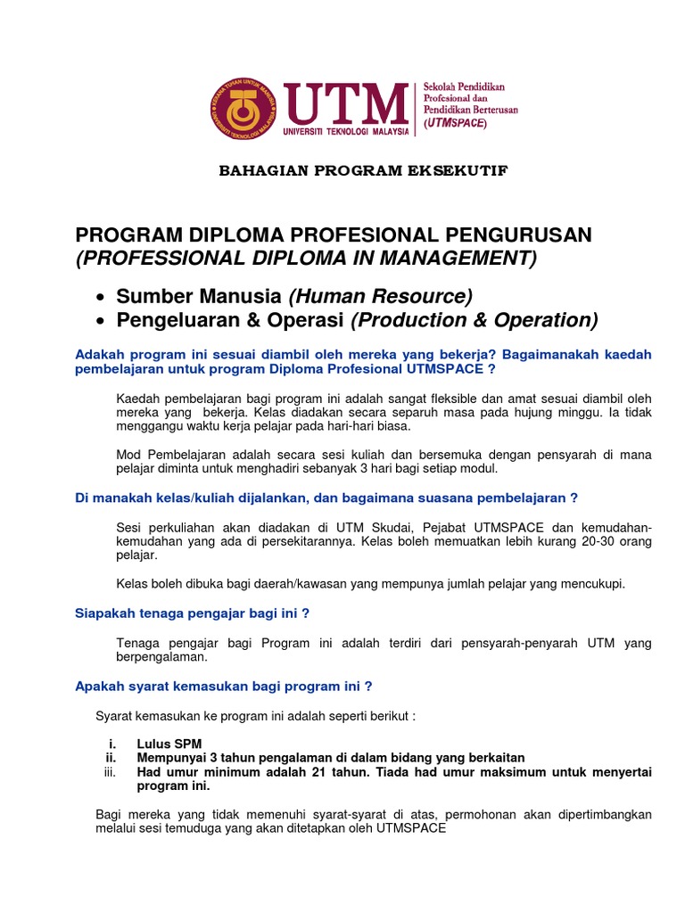 Maklumat Program | PDF | Bisnis