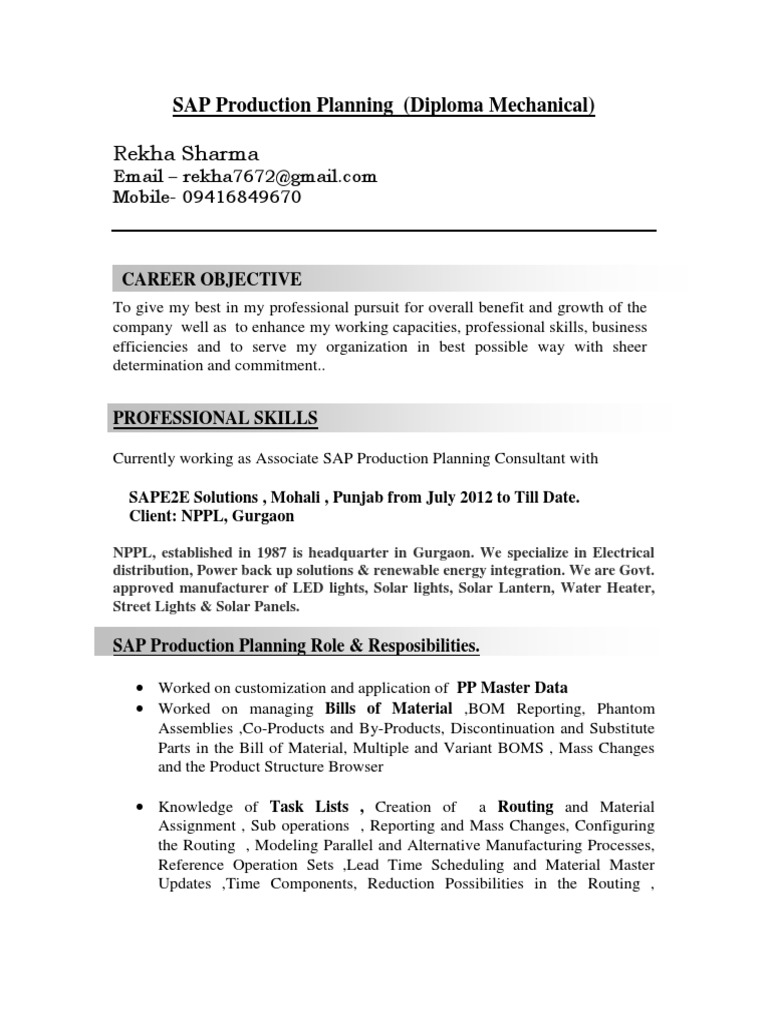 Rekha PP Resume | PDF | Solar Energy | Engineering