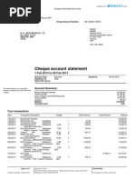 Nedbank Bank Statement Overview | PDF | Debit Card | Banks