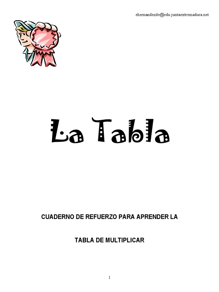 Cuaderno para Aprender Multiplicaciones | PDF