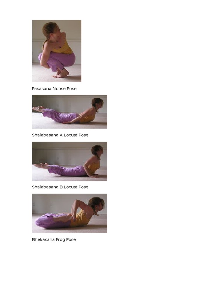 Pasasana and Related Yoga Poses | PDF