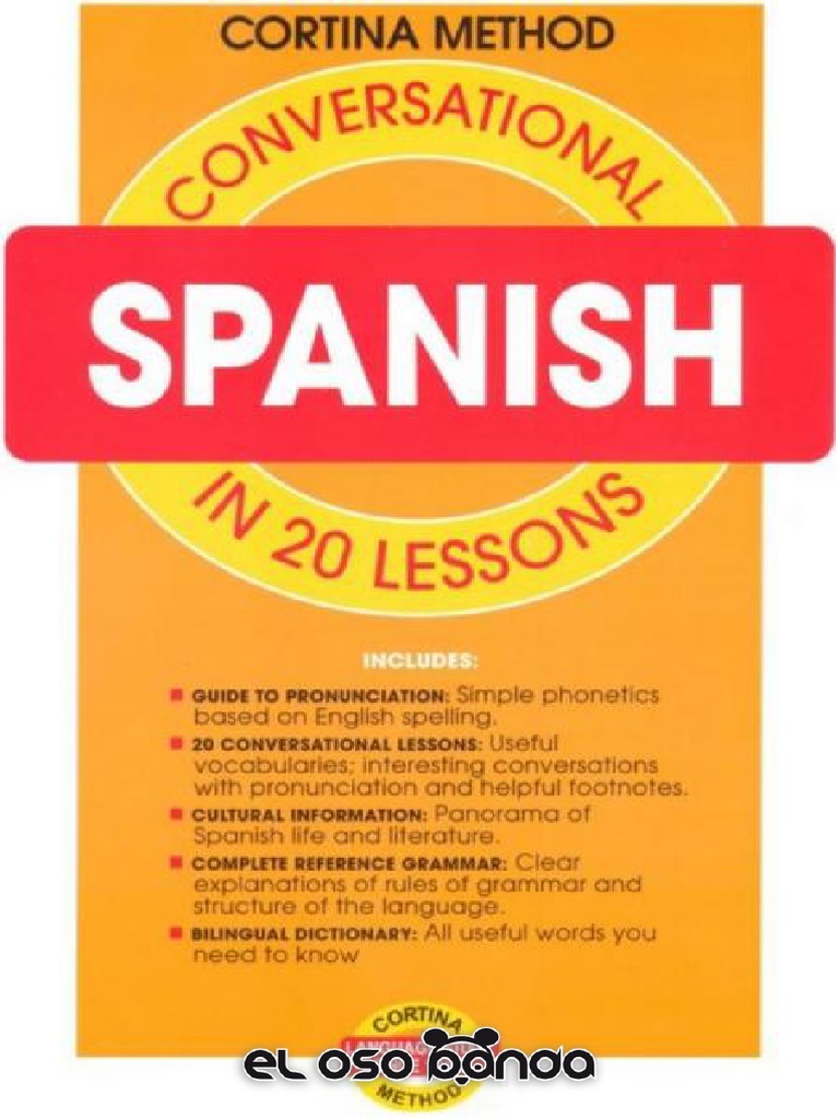 Conversational Spanish in 20 Lessons - JPR504 PDF | PDF