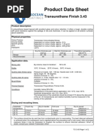 Product Data Sheet: Transolac Finish 3.31 | PDF | Paint | Humidity