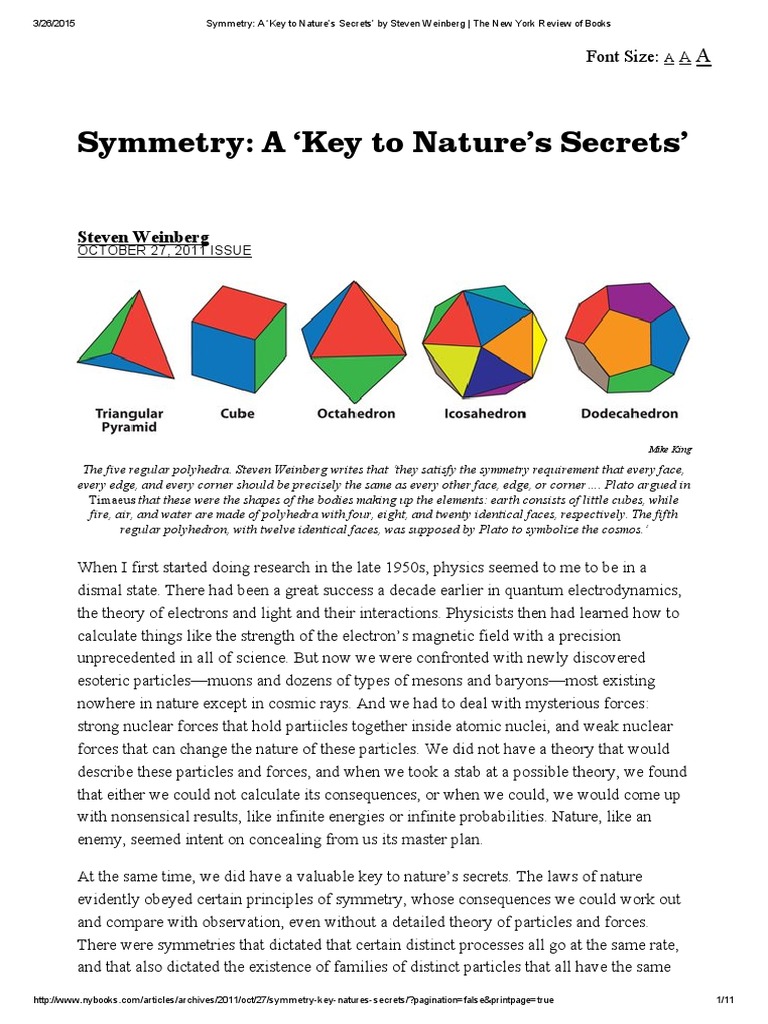 A Key To Nature's Secrets' | PDF | Nuclear Physics | Standard Model