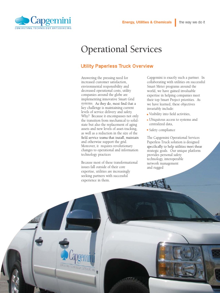 Utility Paperless Truck Fact Sheet | PDF | Wireless Lan | Computer Network