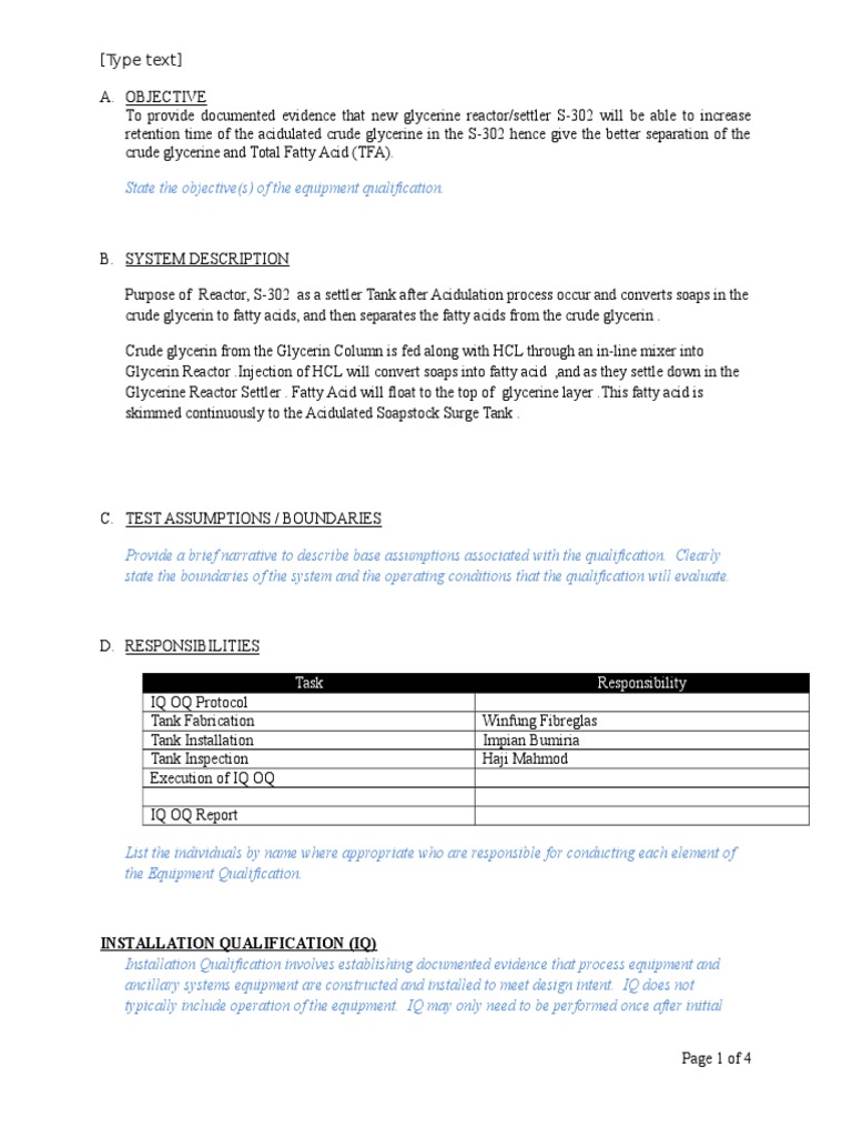 IQOQ Protocol | PDF | Verification And Validation | Science