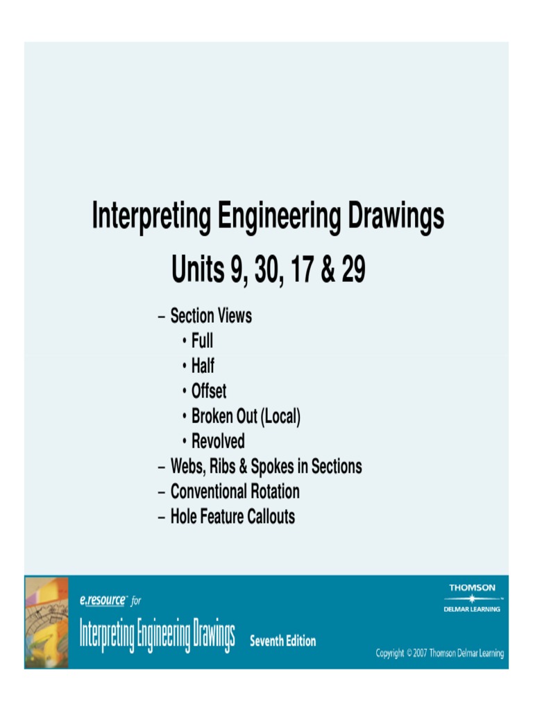 Units 09 30 17 29 - Section Views Conventioal Rotation and Hole ...