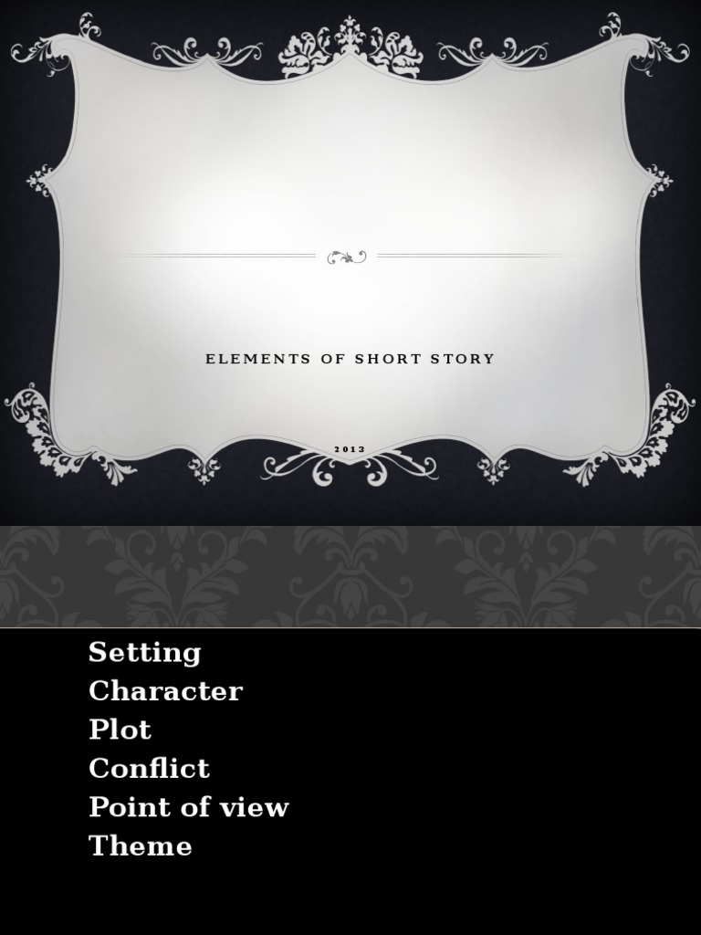 Elements of Short Story | PDF | Narration | Plot (Narrative)