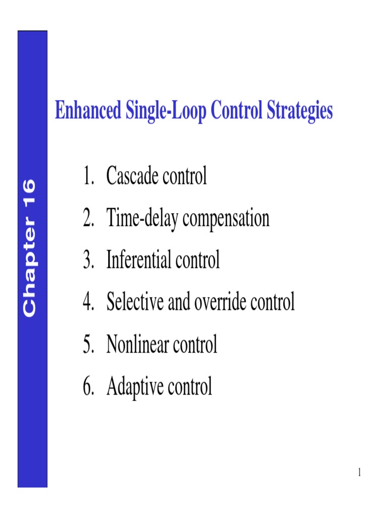 CH 16 (1-27-05) PDF | PDF | Control Theory | Control System
