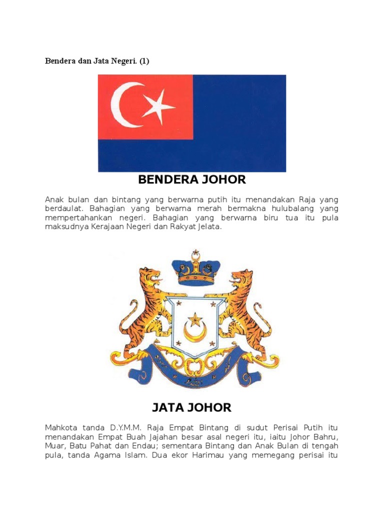 Bendera Dan Jata Negeri | PDF