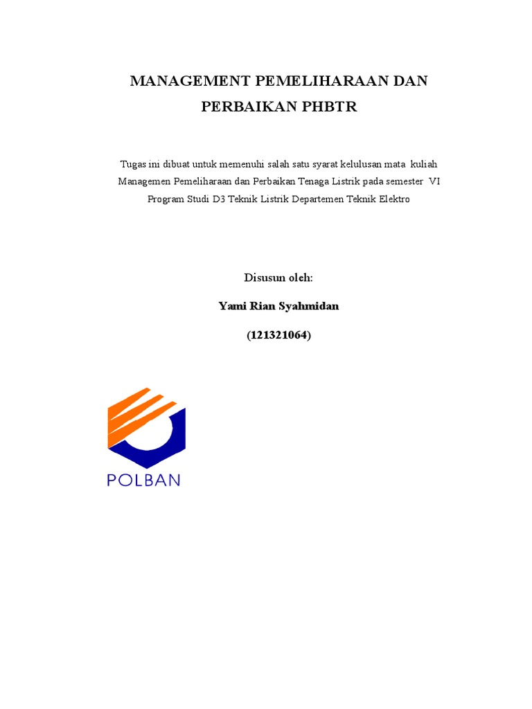 Pengertian PHB TR | PDF