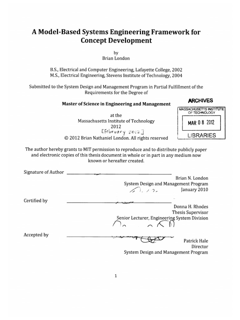 A Model Based Systems Engineering | Download Free PDF | Systems ...