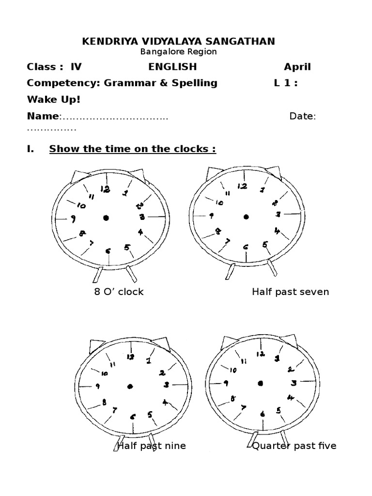 IV Worksheets | PDF | Ellipsis | English Language