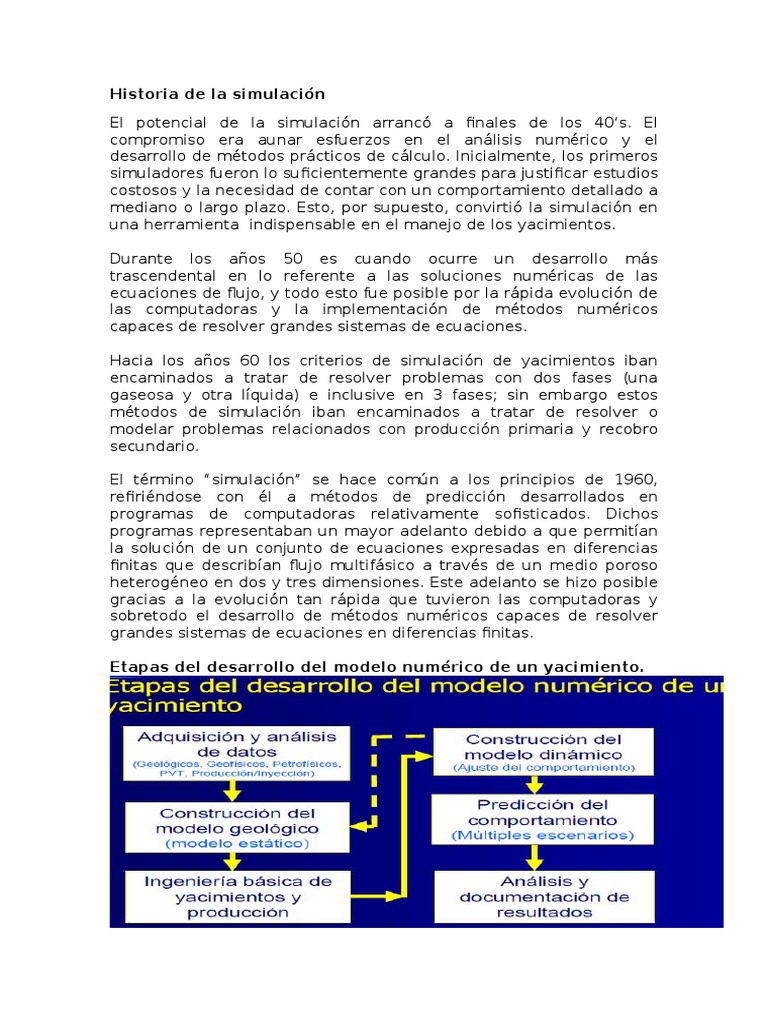 Historia de La Simulación | PDF