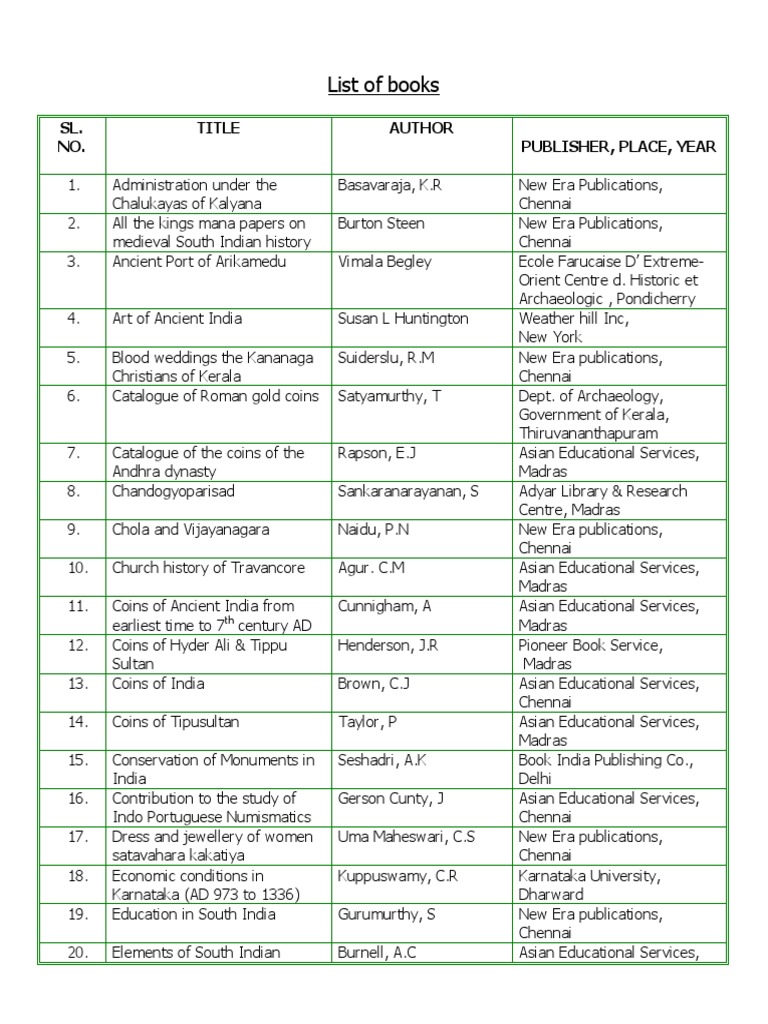 ASI TC Books 1 | PDF | South India | Tamil Nadu
