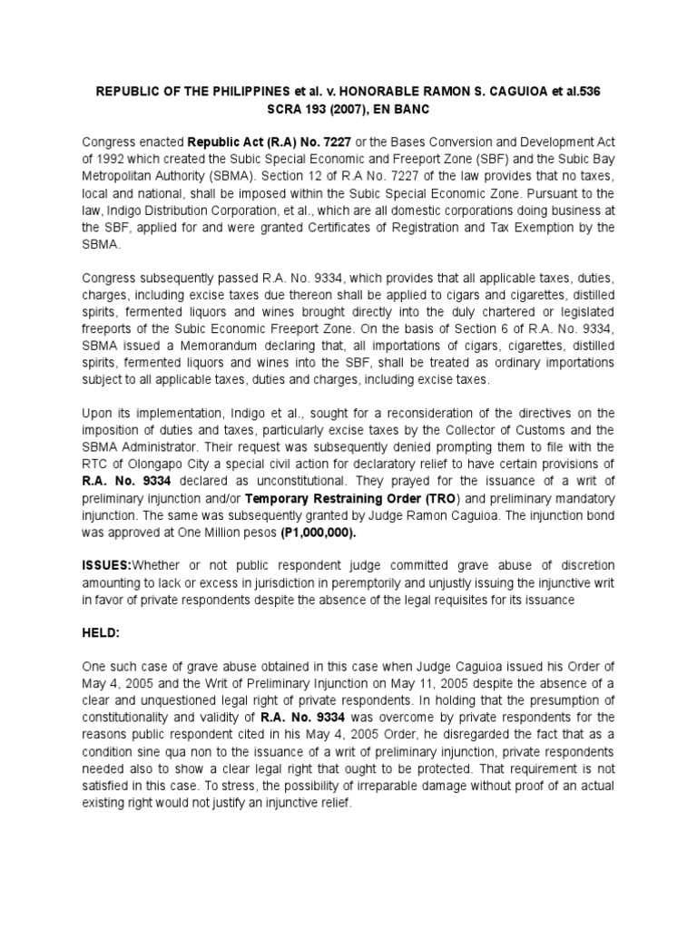 Analysis of a Supreme Court Ruling Finding Grave Abuse of Discretion by ...