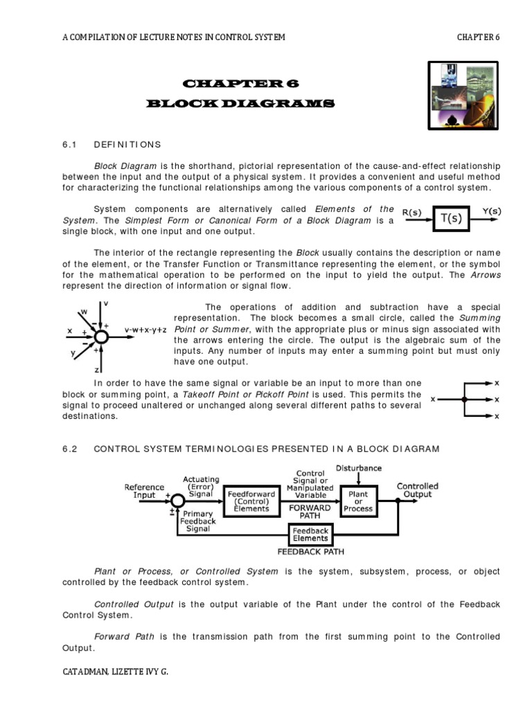 Block Diagram | PDF | Signal (Electrical Engineering) | Feedback