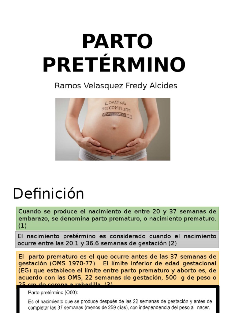 Parto Pretermino | PDF | Parto prematuro | Parto